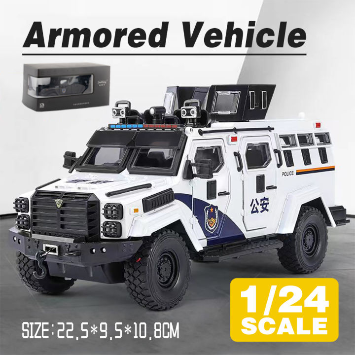 LEO 1:24 Sword Toothed Tiger Armored Vehicle Metal Diecast Alloy Toy ...