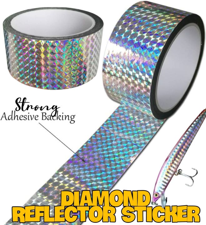 Hologram High Reflection Jig & lure Sticker 1 Roll (5.0 cm x 15m) | Lazada
