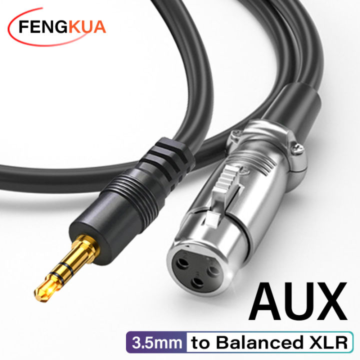 XLR to 3.5mm Audio Cable Microphone Balanced Analog Audio Cord for ...