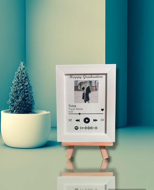 SPOTIFY MUSIC FRAME /BINGKAI SPOTIFY/BINGKAI FOTO/KADO WISUDA ...