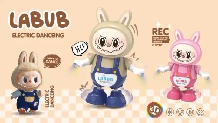 Mainan Dancing Labubu Robot Joget Labubu Viral / Mainan Robot Joget ...