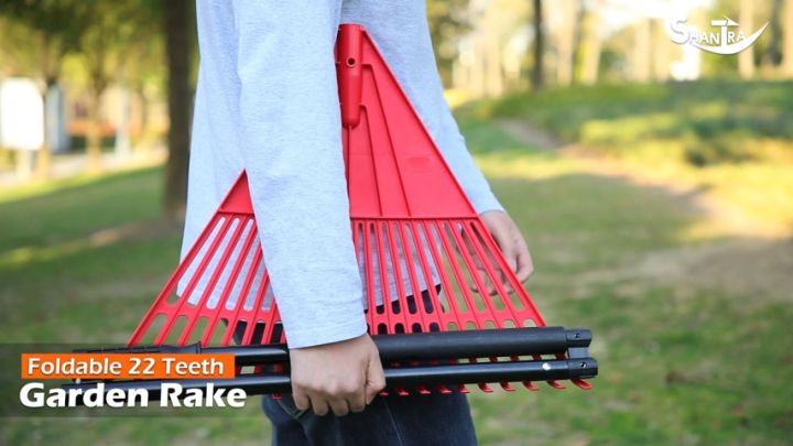 Grass rake sweeping leaf rake telescopic rod dead leaves dead lawn rake ...