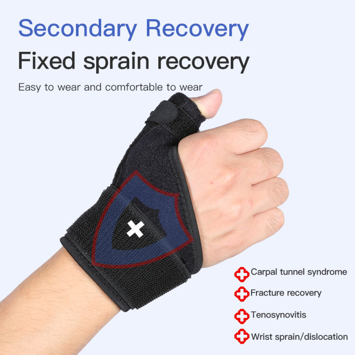 1PC Flexible Splint Wrist Thumb Support Brace for Tendonitis Arthritis ...