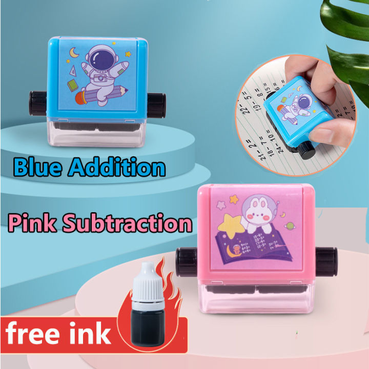 Addition subtraction multiplication and division Seal number rolling ...