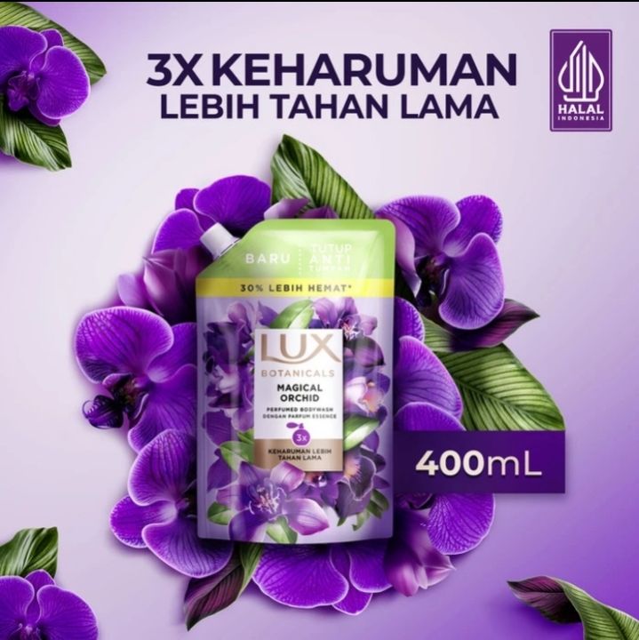 lux sabun mandi cair magical orchid 400ml | Lazada Indonesia