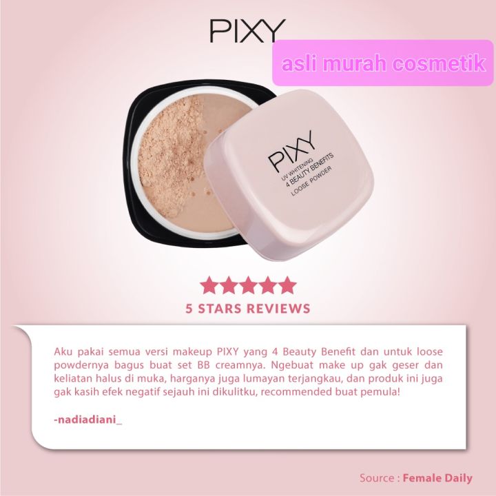 Pixy 4 Beauty Benefits Loose Powder | Lazada Indonesia