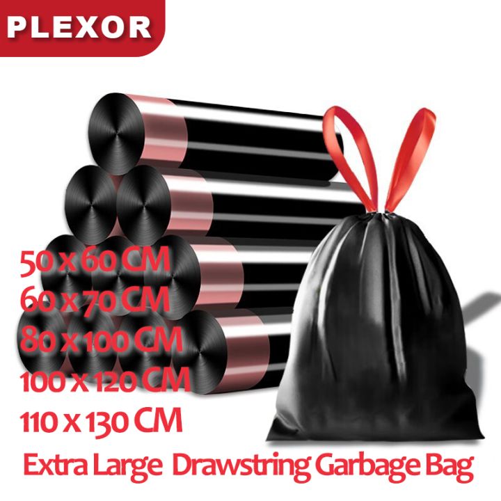 Plexor cực lớn dây rút túi đựng rác tiện lợi, 30L/40L/50L/60L Nhựa Tự ...