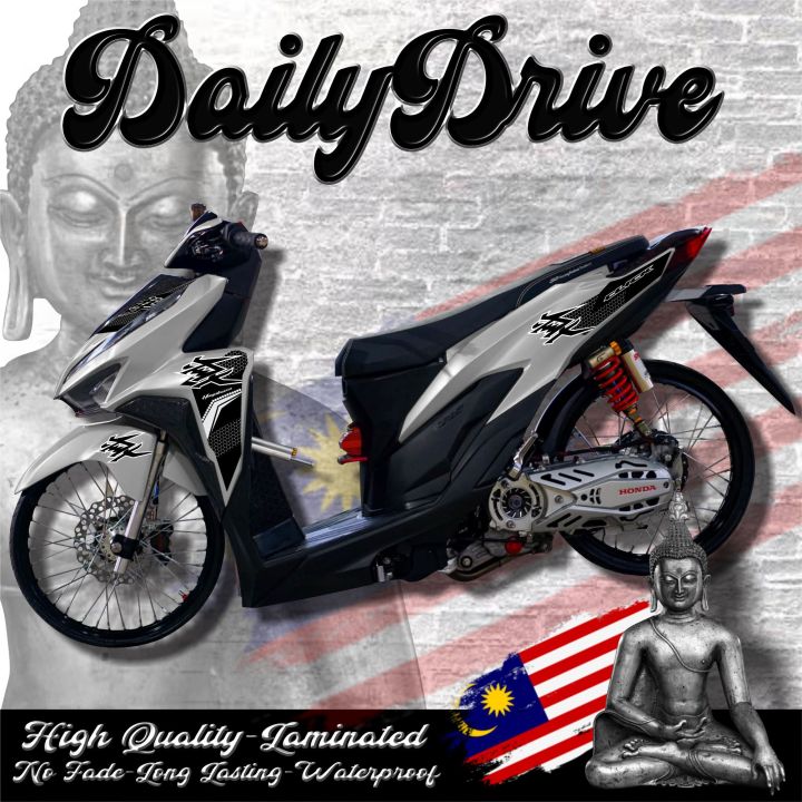 HONDA CLICK 125 V2"HAYABUSA" CONCEPT STOCK SIZE DECAL | Lazada PH