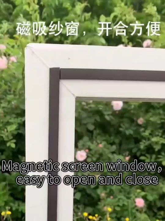 Window Screen Mosquito Net Adjustable Magnetic Window Screen &Velcro ...