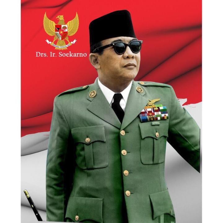 Foto Soekarno, Foto Papper 20 X 29 Cm /A4 Glossy | Lazada Indonesia