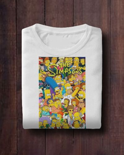 SIMPSONS adult sublimation shirts | Lazada PH