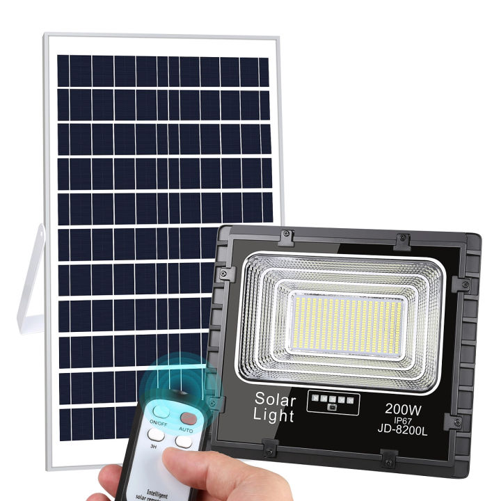 B-ITALIA 2000W solar lights with solar panel Solar Light Outdoor ...
