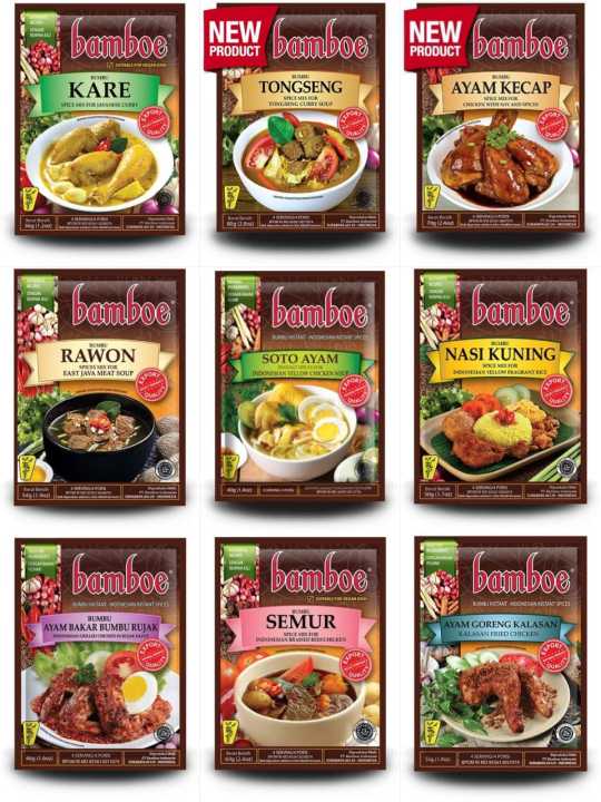 Bumbu Bamboe Semua Varian Lengkap | Bumbu Bamboe All Varian Soto Ayam ...