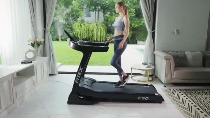 ลู่วิ่งไฟฟ้า 4.8 แรงม้า ลู่วิ่ง FITEX F55V สายพานกว้าง 48 cm ปรับความชันไฟฟ้า 20 ระดับ ความเร็ว ...