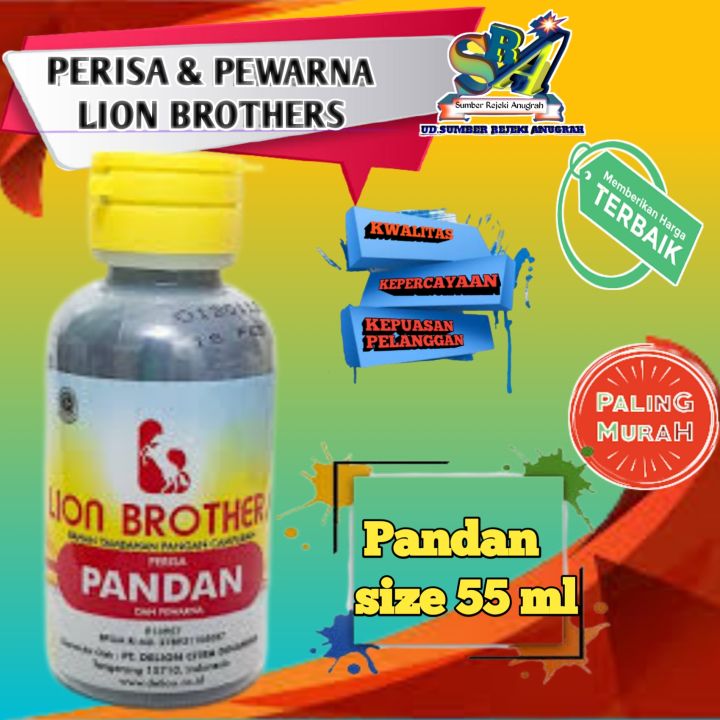 pewarna dan perasa Lion Brothers Rasa Pandan 55ml | Lazada Indonesia