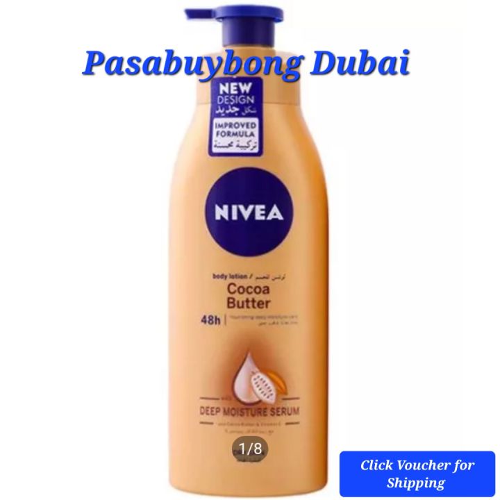 Nivea 400ml Cocoa Butter Lotion Deep Moisture Serum Dubai UAE | Lazada PH