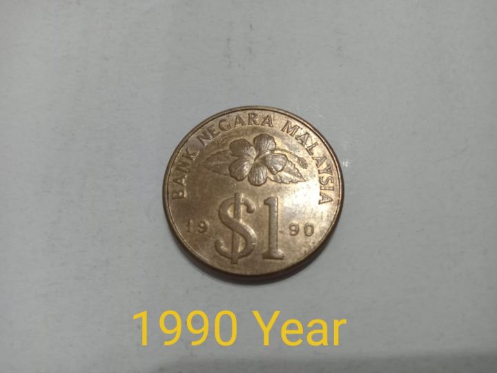 1990 Malaysia Gold Coin RM 1 | Lazada