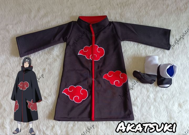 AKATSUKI Costume FOR BABIES(Naruto Shippuden character) | Lazada PH