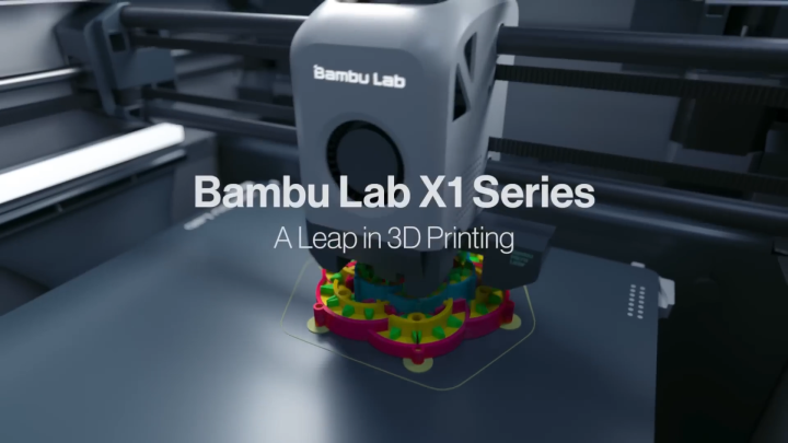 Bambu Lab X1C 3D Printer Dual Auto Bed Leveling, Multi Color & Multi ...