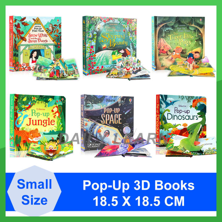 【PH STOCK】Usborne Pop-up Book 3D Flap Book Children's Book Colouring ...