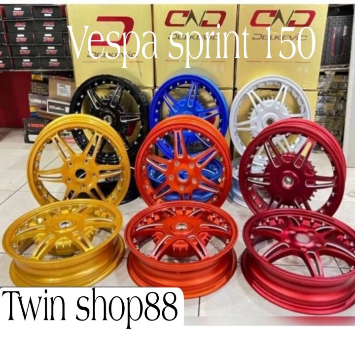 Dnd Delkevic Velg Racing Drag Ring 12 Vespa Sprint Primavera 150 Lx S ...