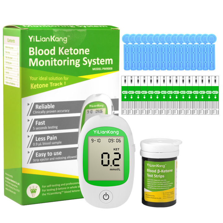 Blood Ketone Meter Kit for Keto Diet Testing - Complete Ketone Test Kit ...