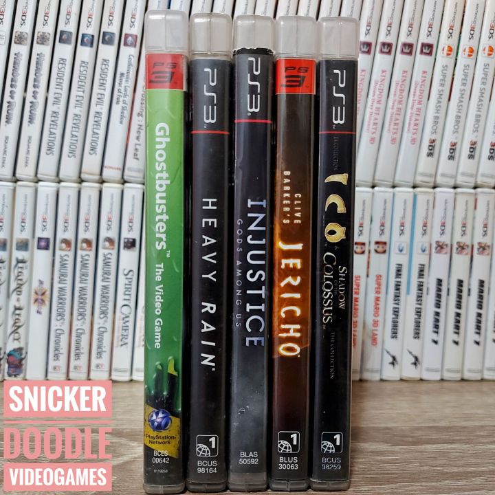 PS3 Games: The ICO & Shadow of the Colossus•Jericho•Injustice Gods ...