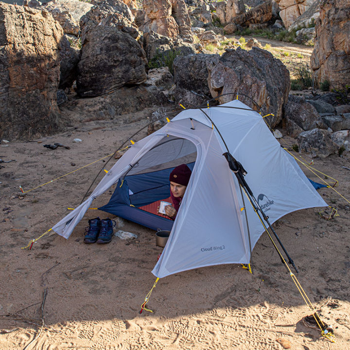 Naturehike Cloudp Wing Ultralight 2 Person 15D Outdoor Camping Tent ...