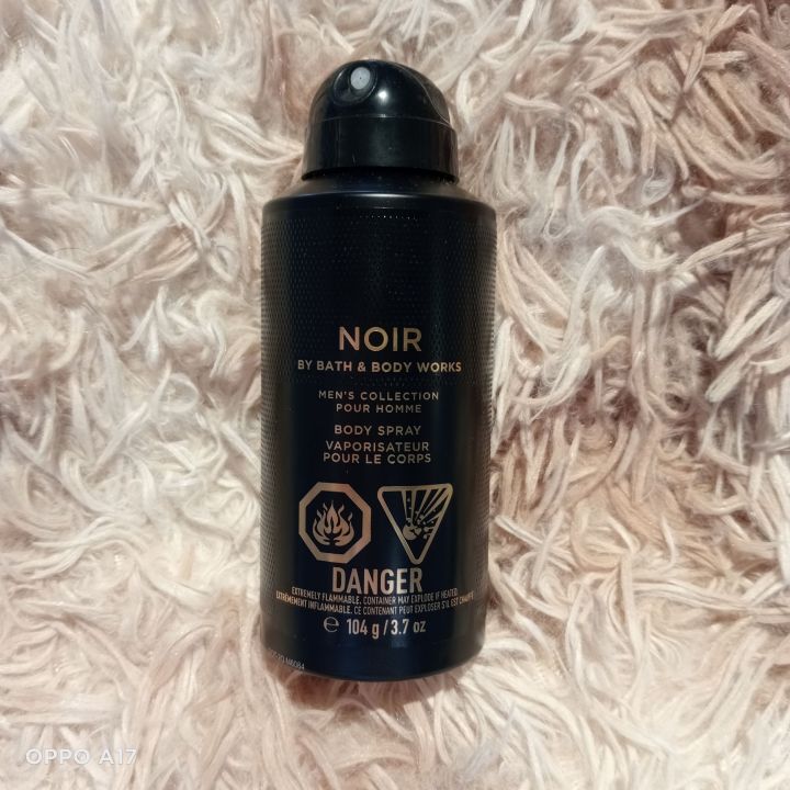 Original bath and body works Noir body spray for Men | Lazada PH