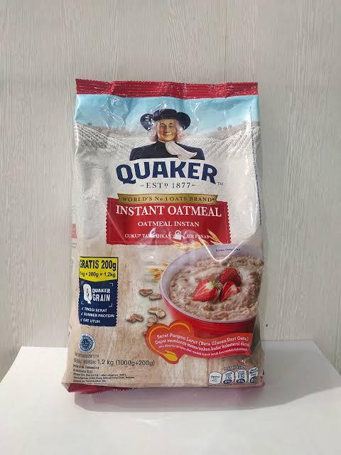 Quaker oat 1.2 kg instant oatmeal EXP OKTOBER 2026 (kemasan baru ...