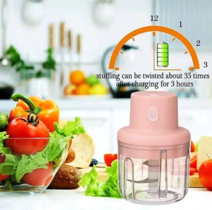 Blender Mini Pink Portabel Elektrik Tanpa Kabel / Mini Coper 250ml ...
