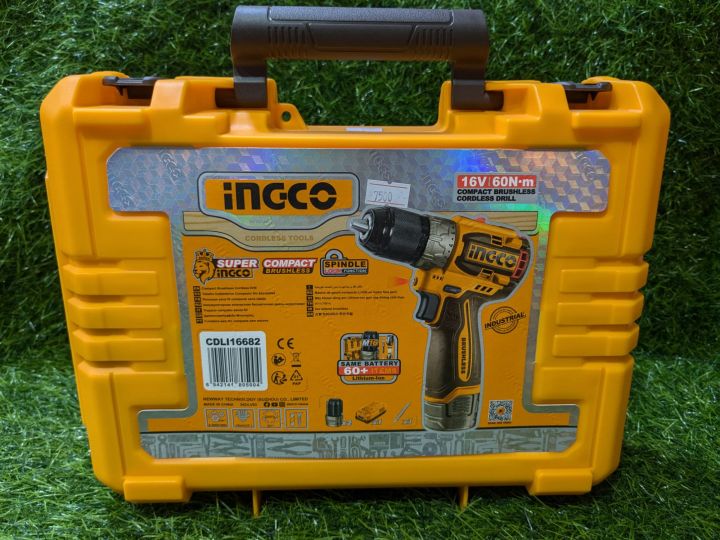 Ingco Compact Brushless Cordless Drill - CDLI16682 | Lazada PH