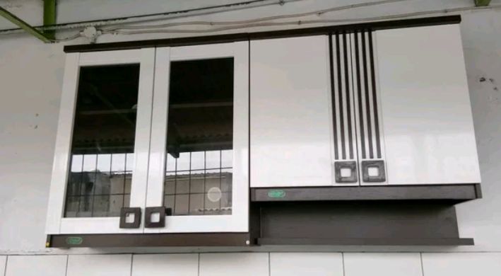 KITCHEN SET ATAS DAPUR 4 PINTU WHITE GLOSSY | Lazada Indonesia