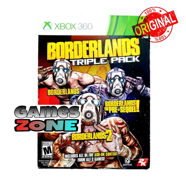 Xbox 360 Game Borderlands Triple Pack (with freebie) | Lazada PH