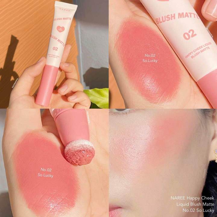 บลัชตัวใหม่ของ NAREE เบอร์02 ควรมีไว้ในกรุโทนส้มชมพูสวยมากก เนื้อแมตต์ ...