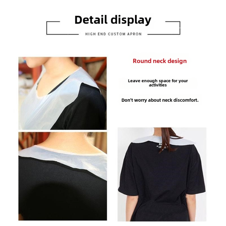 Disposable Bib Adult's Bib for Eating Elderly Elderly Adult Plastic ...