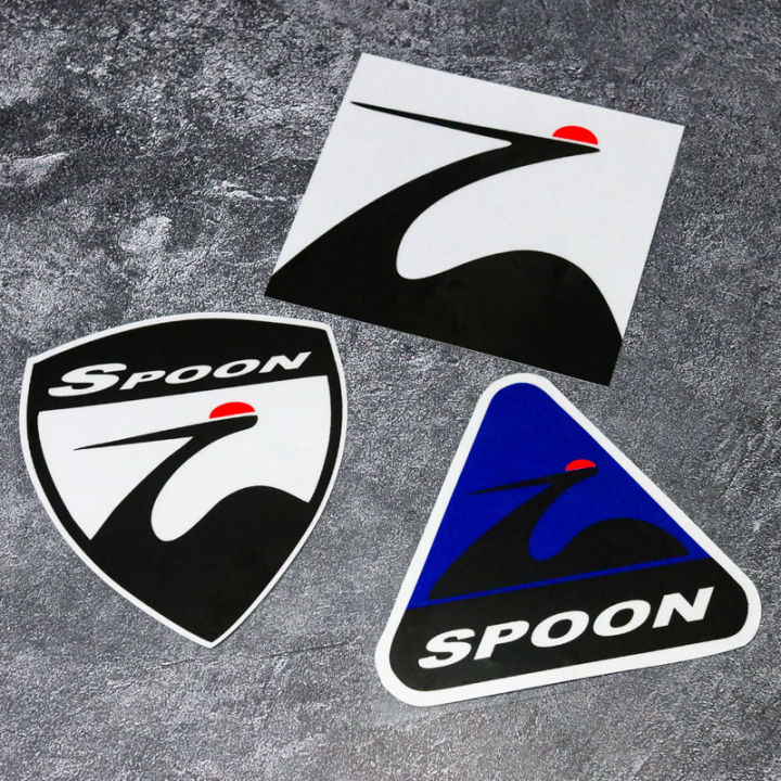 For Honda Modified Spoon Sticker New Fit Civic Accord Side Window Body ...