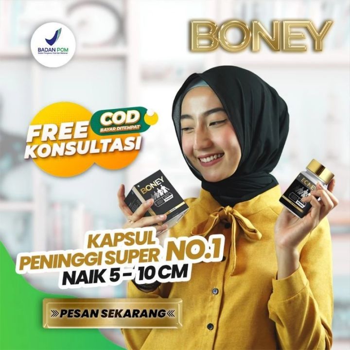 KAPSUL BONEY // KAPSUL PENINGGI // BONEY PENINGGI BADAN // BONEY KAPSUL ...