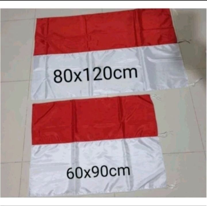 Bendera Merah Putih kain satin | Lazada Indonesia