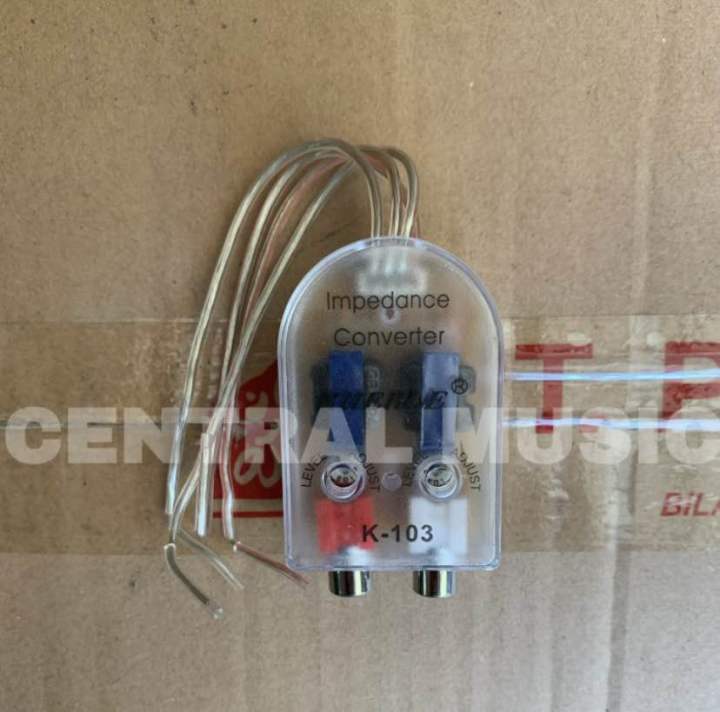 ADAPTOR / BOSTER TRANSPRAN HI TO LOW IMPEDANCE CONVERTER KUERLE K-103 | Lazada Indonesia