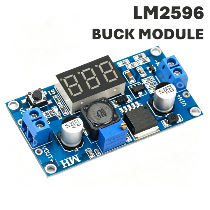 LM2596 Adjustable Buck Step-Down Converter Module, Buck Circuit With ...