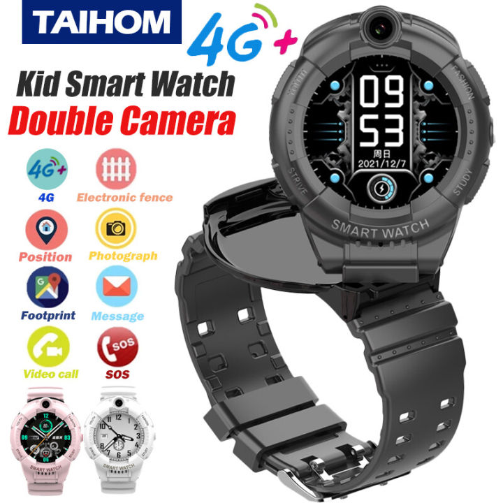 TAIHOM 4G Smart Watch Kids GPS Video Call SOS IP67 Waterproof Child ...