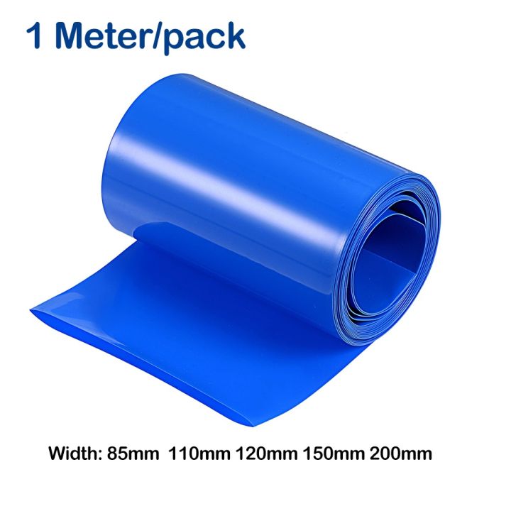 1m/pack PVC Heat Shrink Tube Blue Shrink Insulated Shrink Tubing For ...