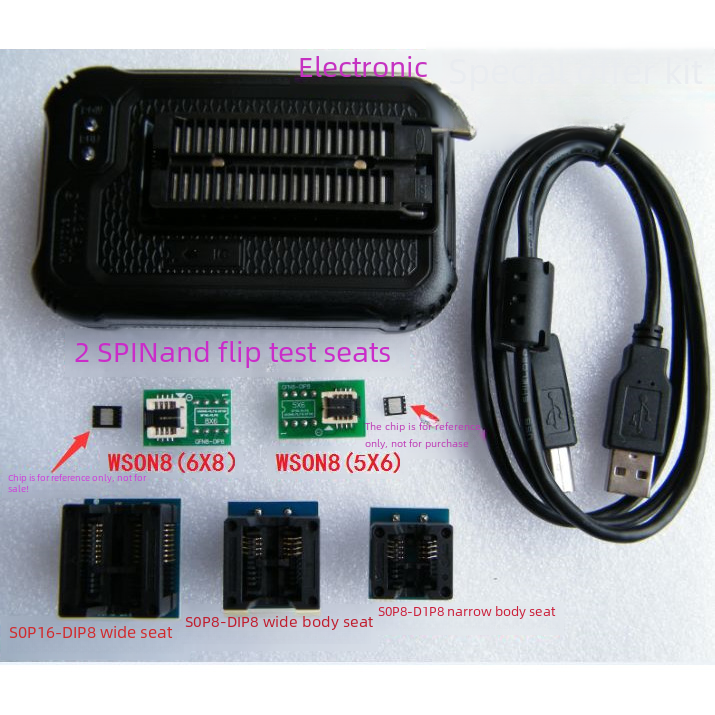 T48 Universal Programmer Nand Nor Flash Burner Supports Chip 32k Laptop 