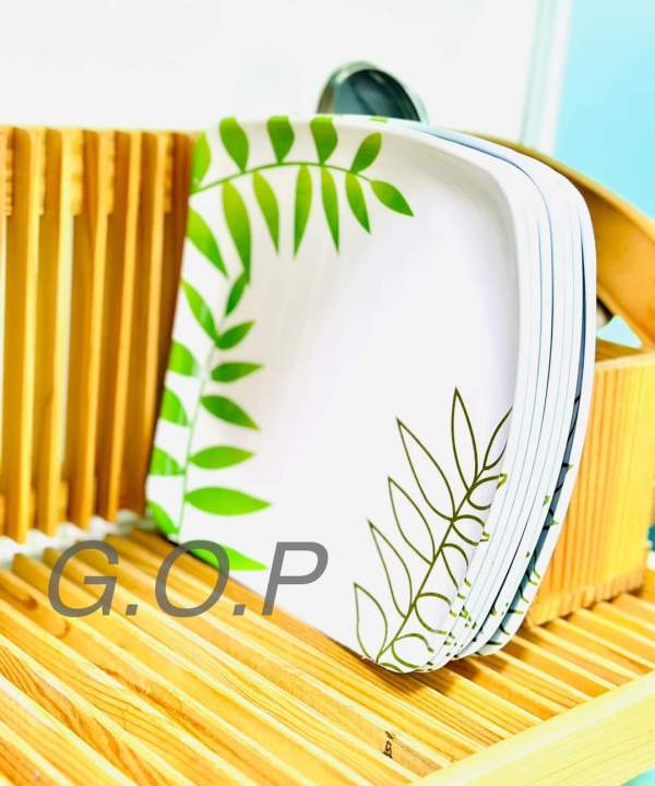 6pcs High Quality Square Melamine Plates Dinnerware | Lazada PH