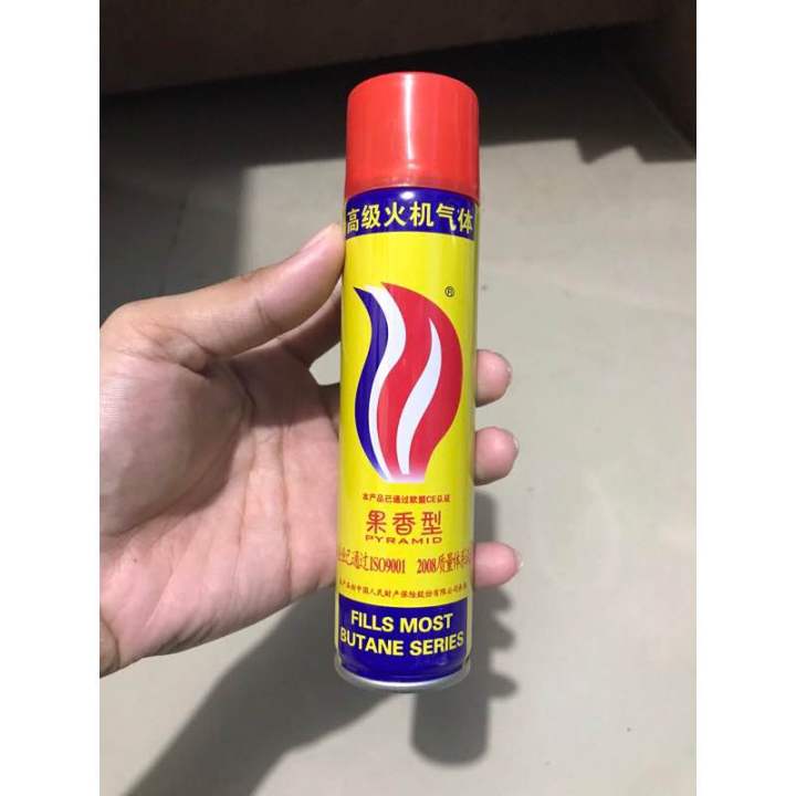 PYRAMID SUWAN SURE FLASH EXCEL KO-NICE Butane Gas Lighter Refill With ...
