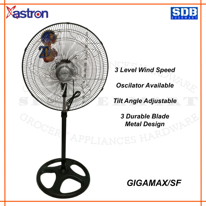 Astron-Gigamax 20-Inches Blade-Stand Fan-1pc | Lazada PH