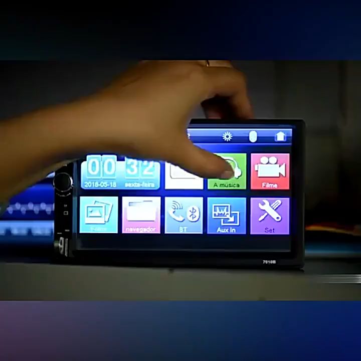 [จัดส่งจากกรุงเทพ] จอ 7 นิ้ว รถยนต์ HD 7010B เครื่องเล่น MP5 ในรถยนต์ ...