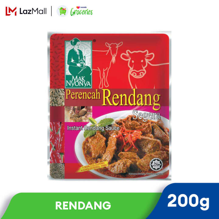 Mak Nyonya Instant Rendang Sauce 200G | Lazada