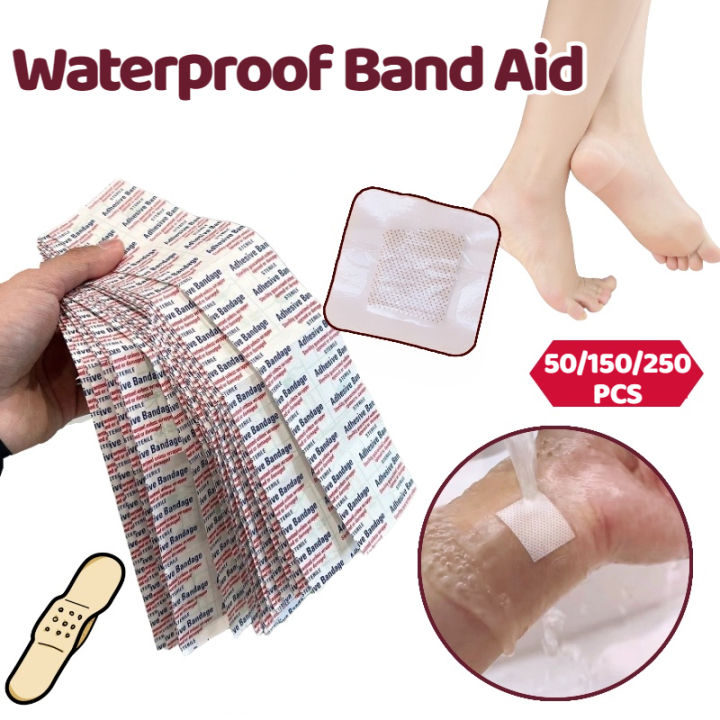 50/150/250Pcs Band Aid Waterproof Wound Dressing Ultra-Thin First Aid ...